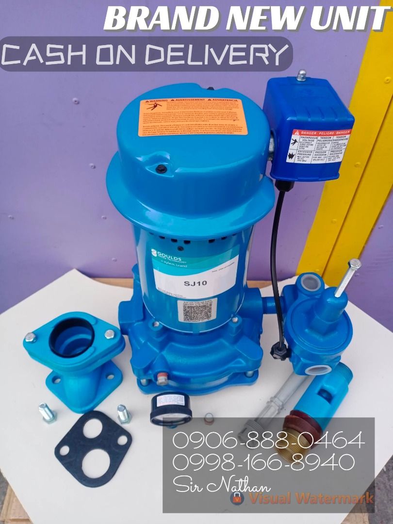 SJ-10 1HP GOULDS USA Deep Well Water Pump, Furniture & Home Living, Gardening, Hose and Watering ...