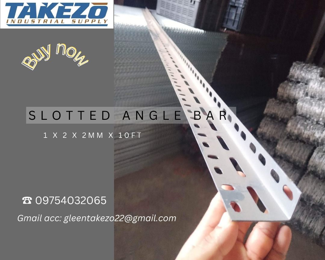 Slotted Angle Bar, Commercial & Industrial, Construction & Building ...