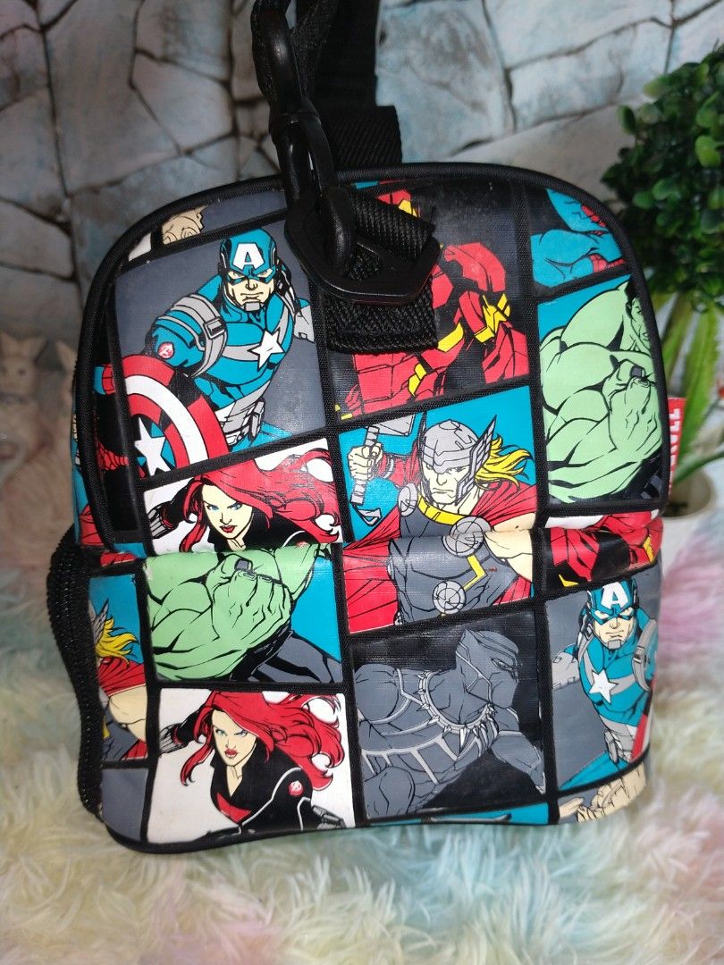 Smiggle Marvel Double Decker Lunch Box Bag on Carousell