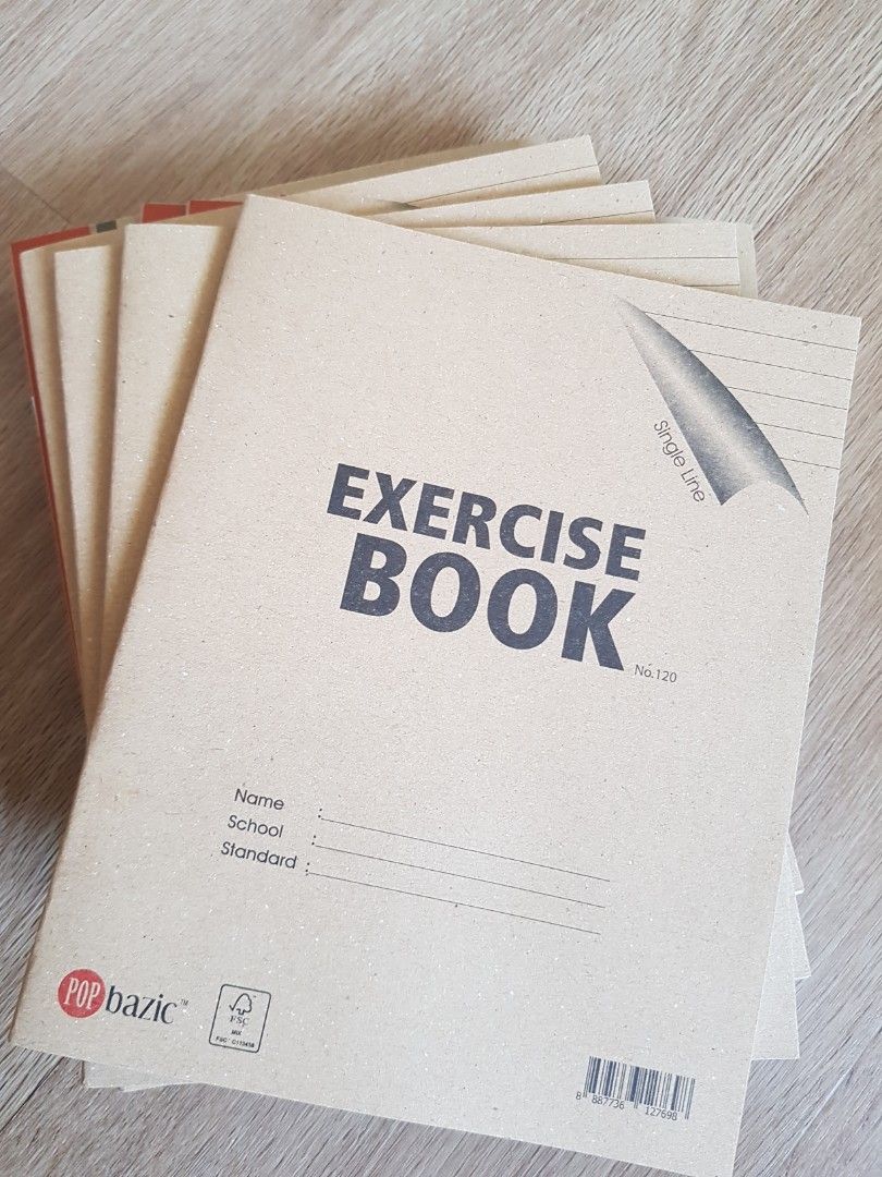 Square and Single Line Exercise Books, Hobbies & Toys, Books ...