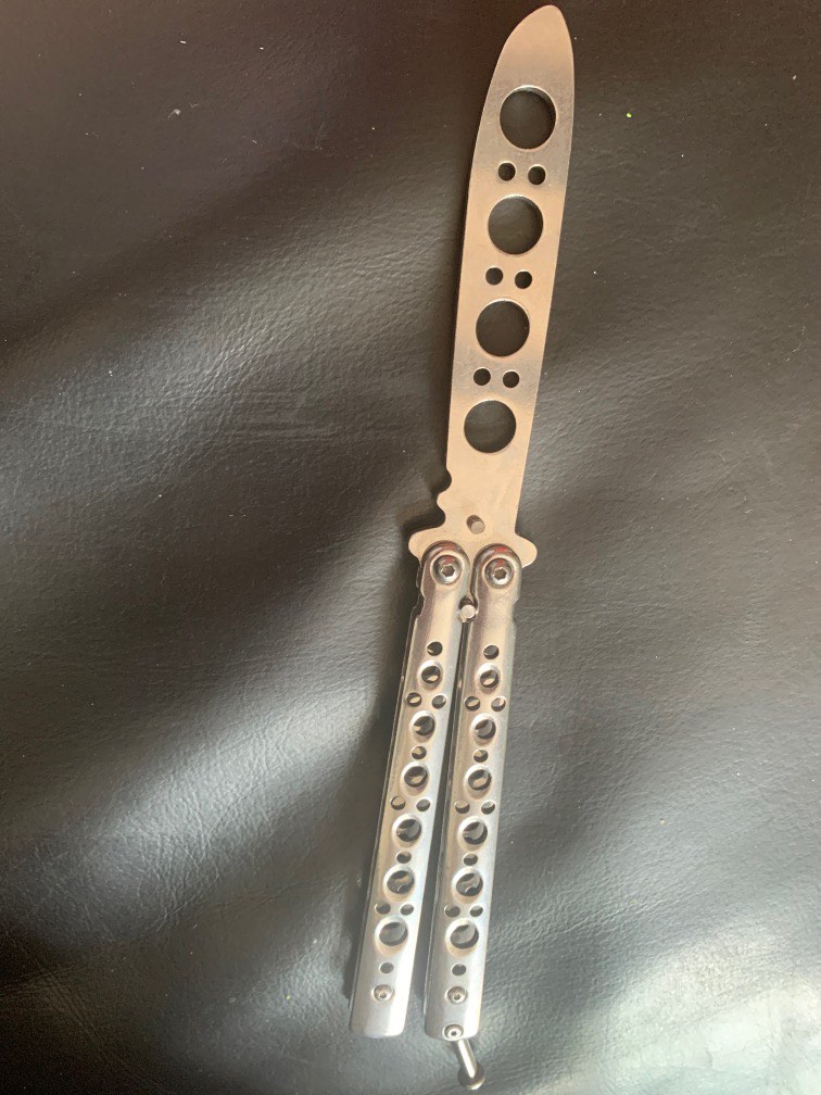 Stainless Balisong Trainer (Butterfly Knife), Hobbies & Toys, Toys ...