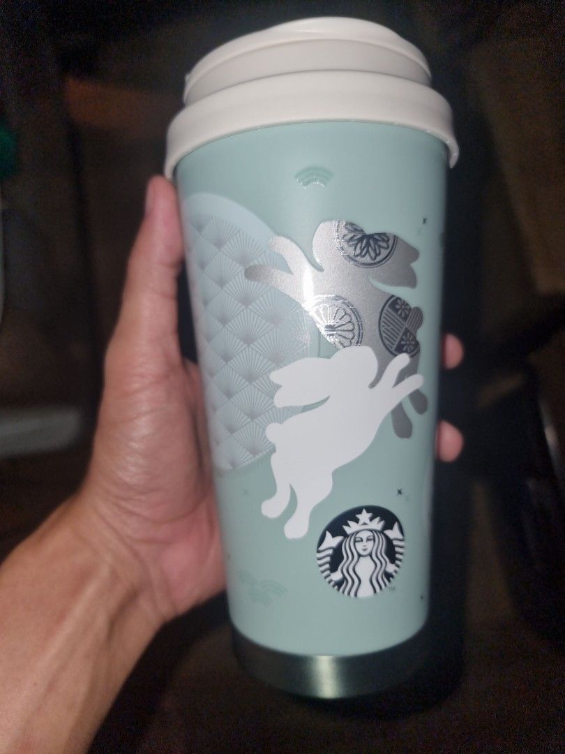 Starbucks Korea 2023 Elma Rabbit Bunny Lunar New Year, Furniture & Home ...