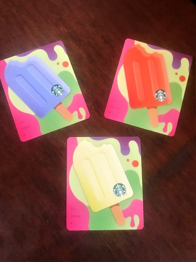 Starbucks Popsicle Cards, Hobbies & Toys, Memorabilia & Collectibles ...