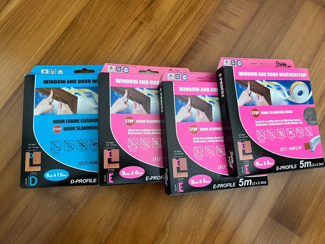 Steve & Leif Window and door weatherstrip, Furniture & Home Living ...