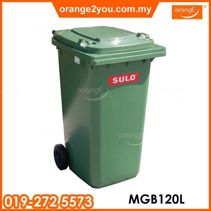 Sulo Heavy Duty Mobile Garbage Waste Bin Recycle Tong Sampah Outdoor ...