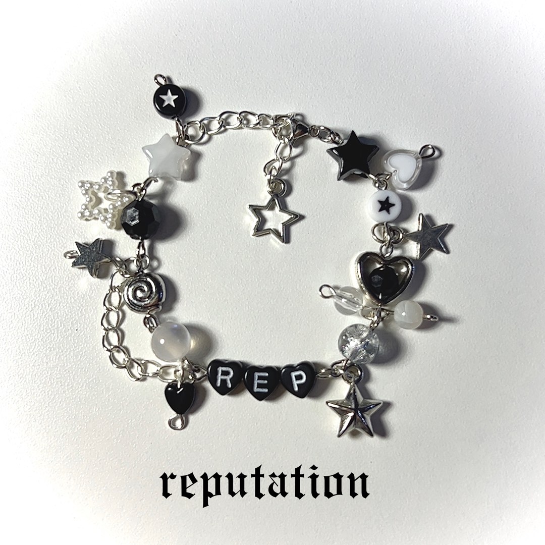 TAYLOR SWIFT Reputation Inspired Themed Wire Beaded Bracelet Jewelry ...