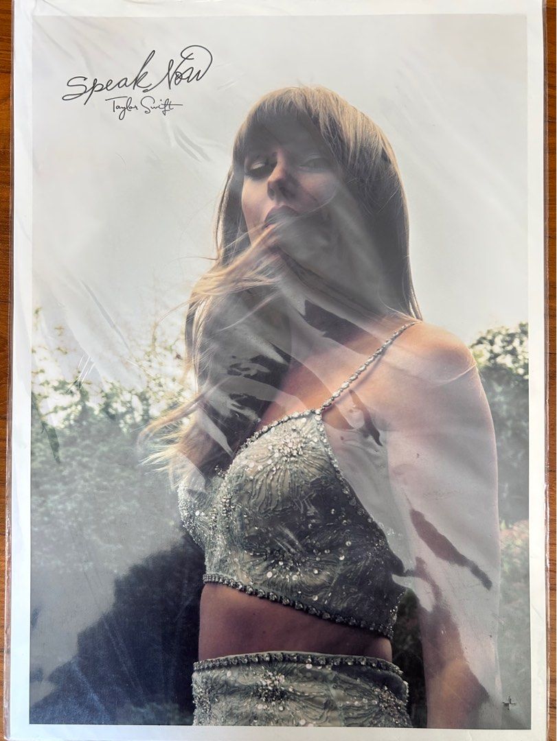 Taylor Swift Speak Now poster / lithograph, Hobbies & Toys, Memorabilia ...