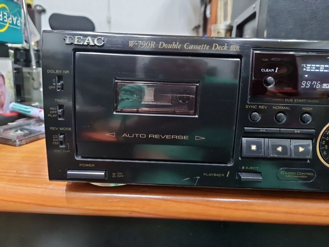 TEAC W-790R Double Cassette Deck, Audio, Other Audio Equipment on Carousell