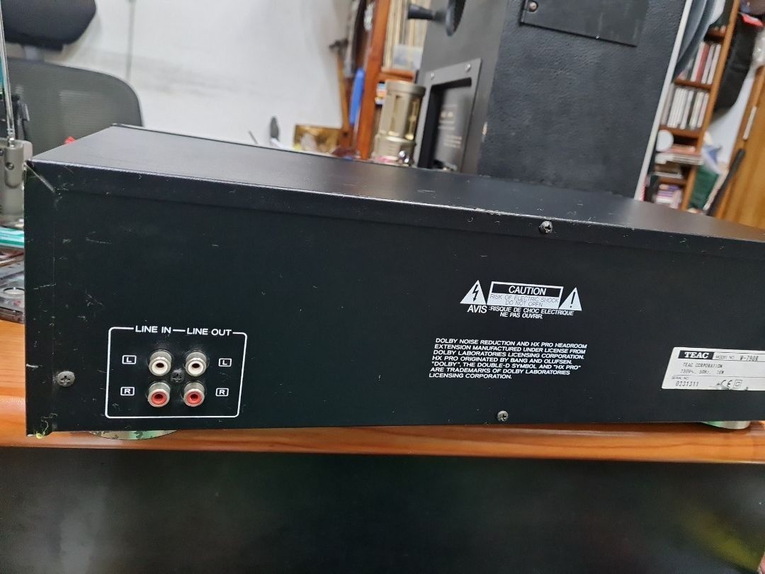 TEAC W-790R Double Cassette Deck, Audio, Other Audio Equipment on Carousell