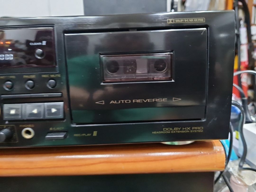 TEAC W-790R Double Cassette Deck, Audio, Other Audio Equipment on Carousell