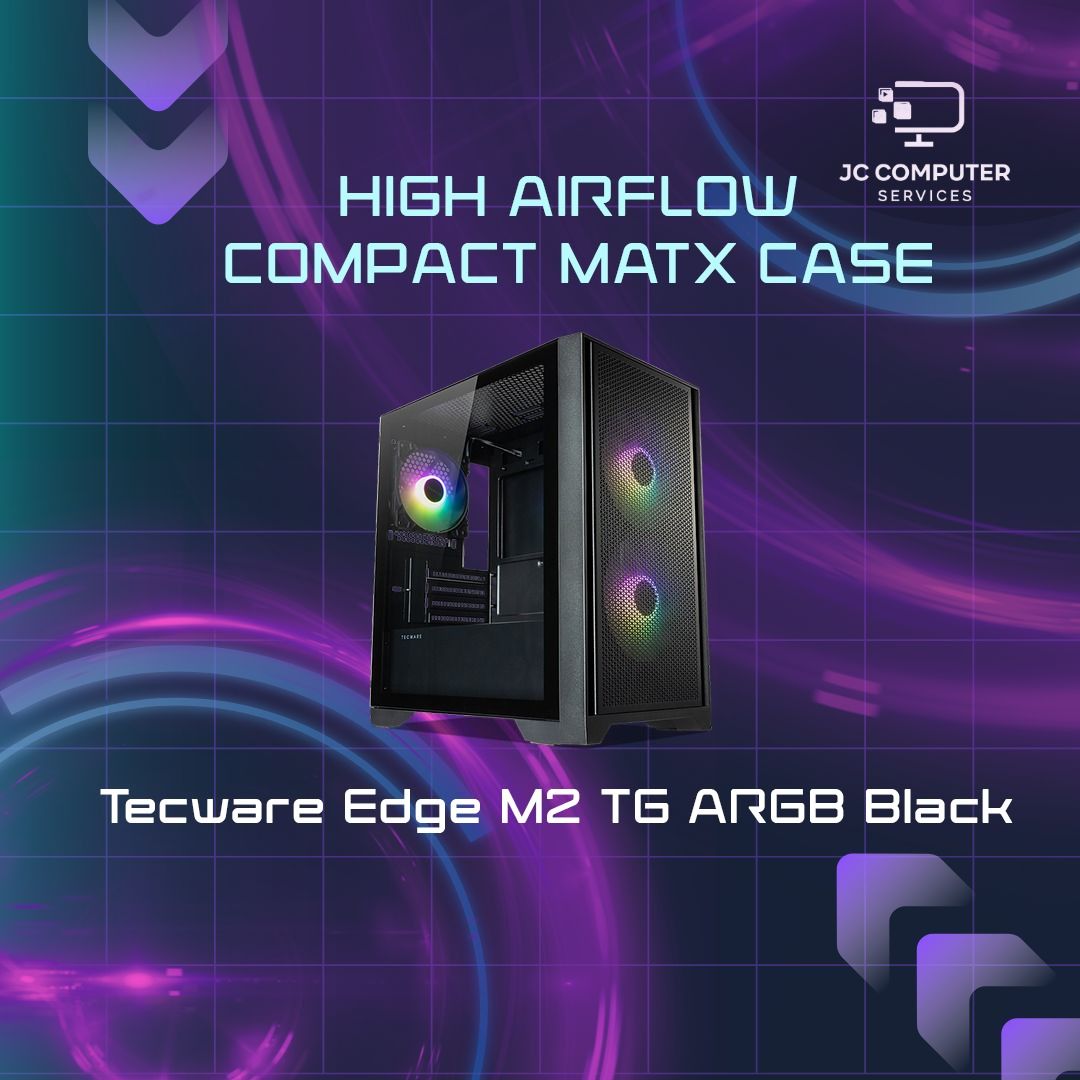 Tecware Edge M2 TG ARGB Black, Computers & Tech, Parts & Accessories ...