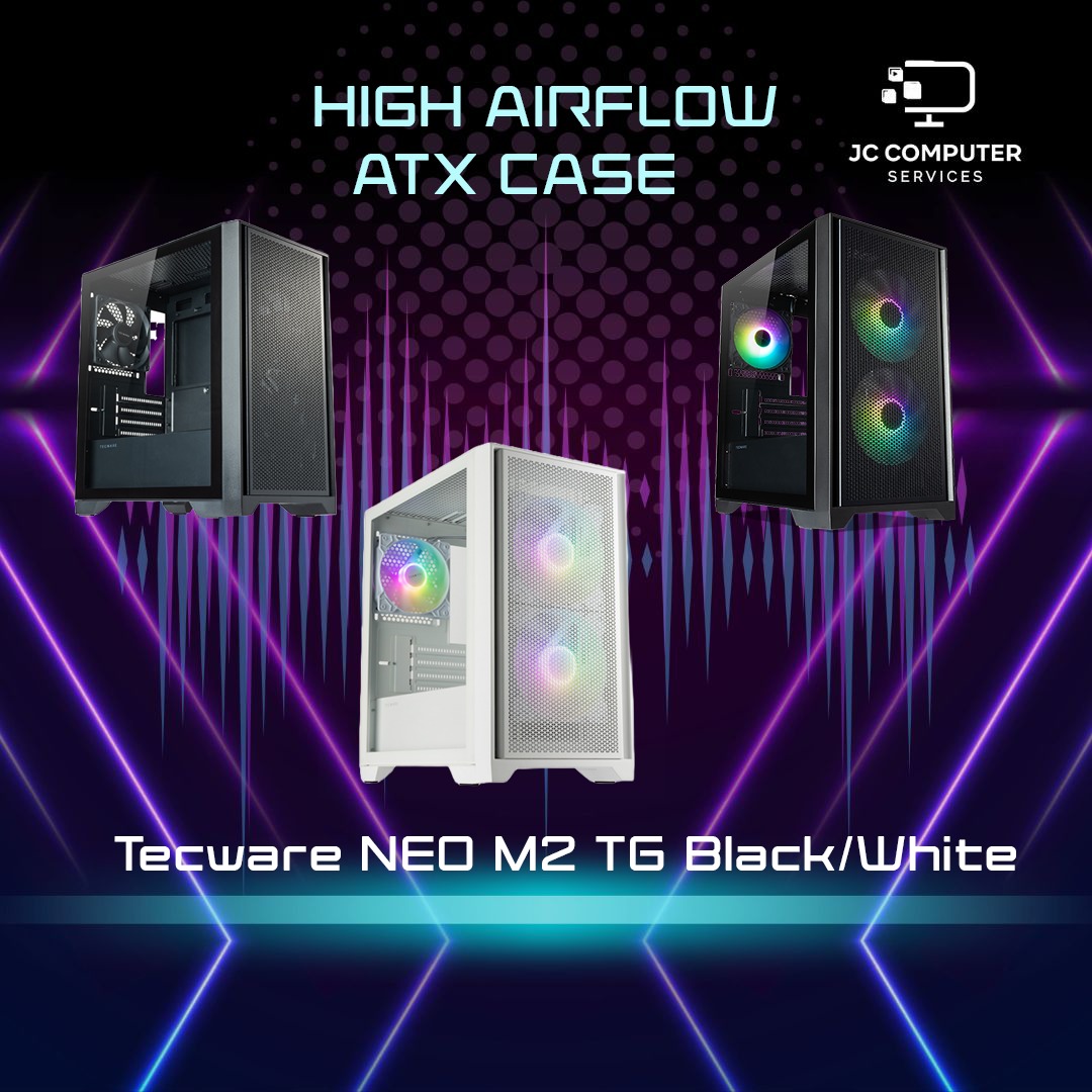 Tecware NEO M2 TG Black/ARGB Black/ARGB White, Computers & Tech, Parts ...