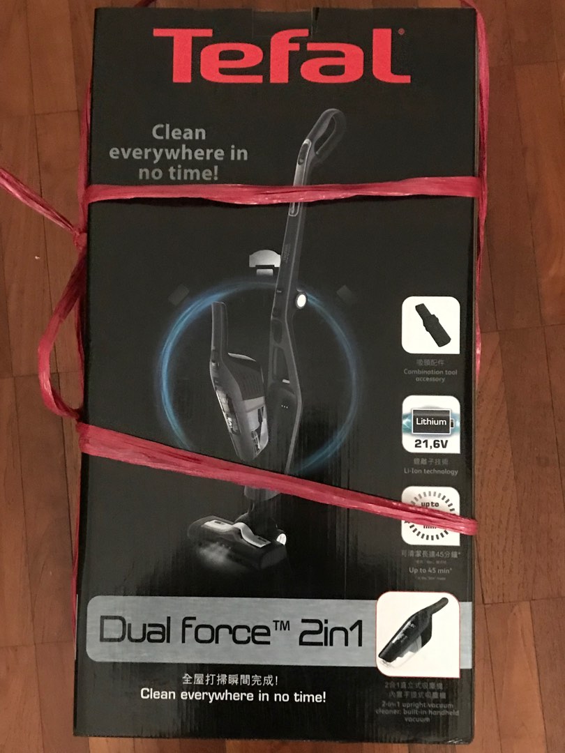 Tefal TY6756 Dual Force 2in1, TV & Home Appliances, Vacuum Cleaner ...