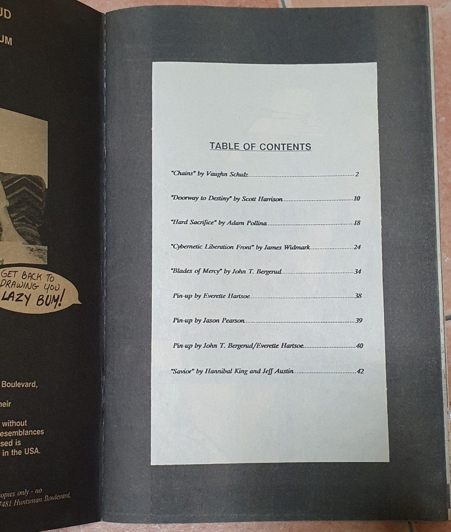 The Choke #1 Ltd Numbered Ed Indie Comic Anubis Press 1993 Mark Beachum ...