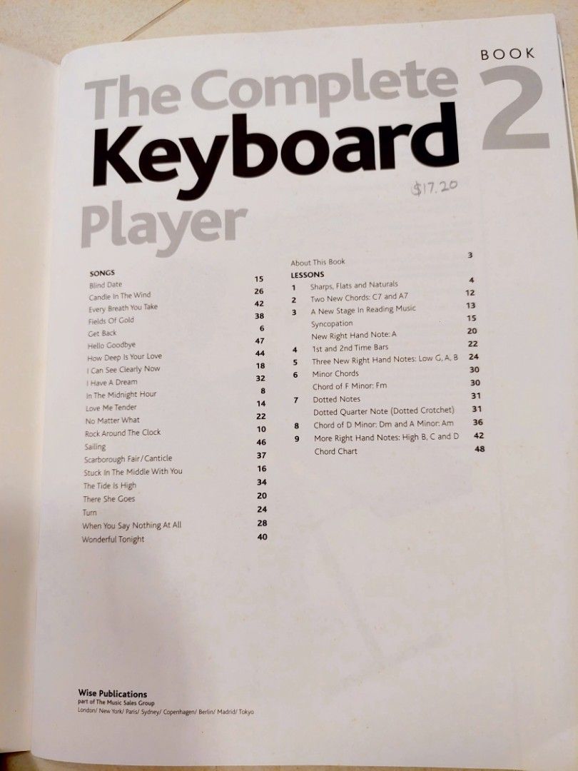 The Complete Keyboard Player Book 1 & 2, Hobbies & Toys, Books ...