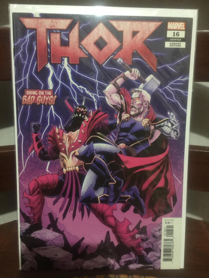 THOR #16 Will Sliney and Morry Hollowell Bring on the Bad Guys variant ...