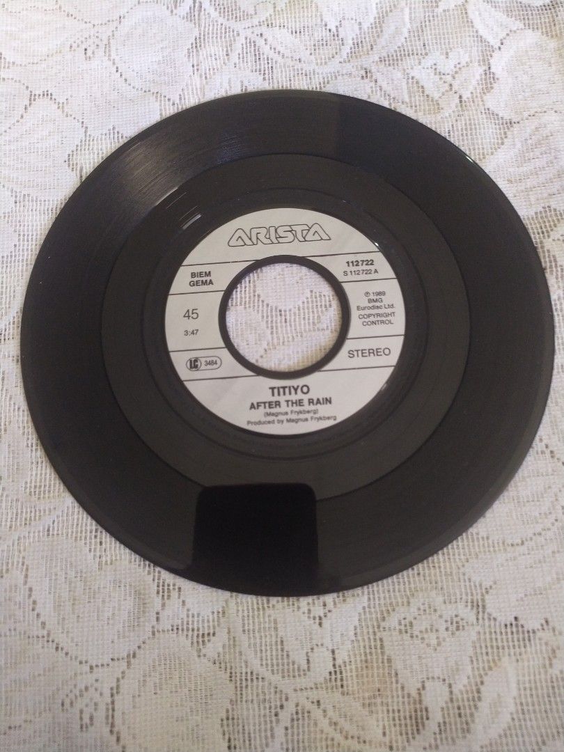 Titiyo - After The Rain (7" single) VINYL PLAKA, Hobbies & Toys, Music ...