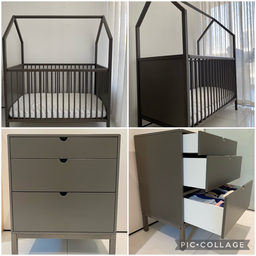 Stokke Home nursery furniture BED DRESSER CHANGER, Babies & Kids, Baby Nursery & Kids Furniture ...