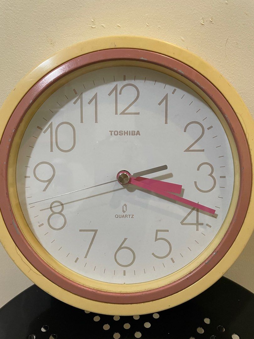 Toshiba Wall Clock on Carousell