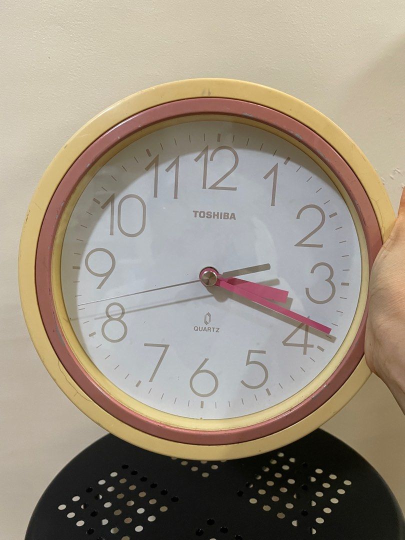 Toshiba Wall Clock on Carousell