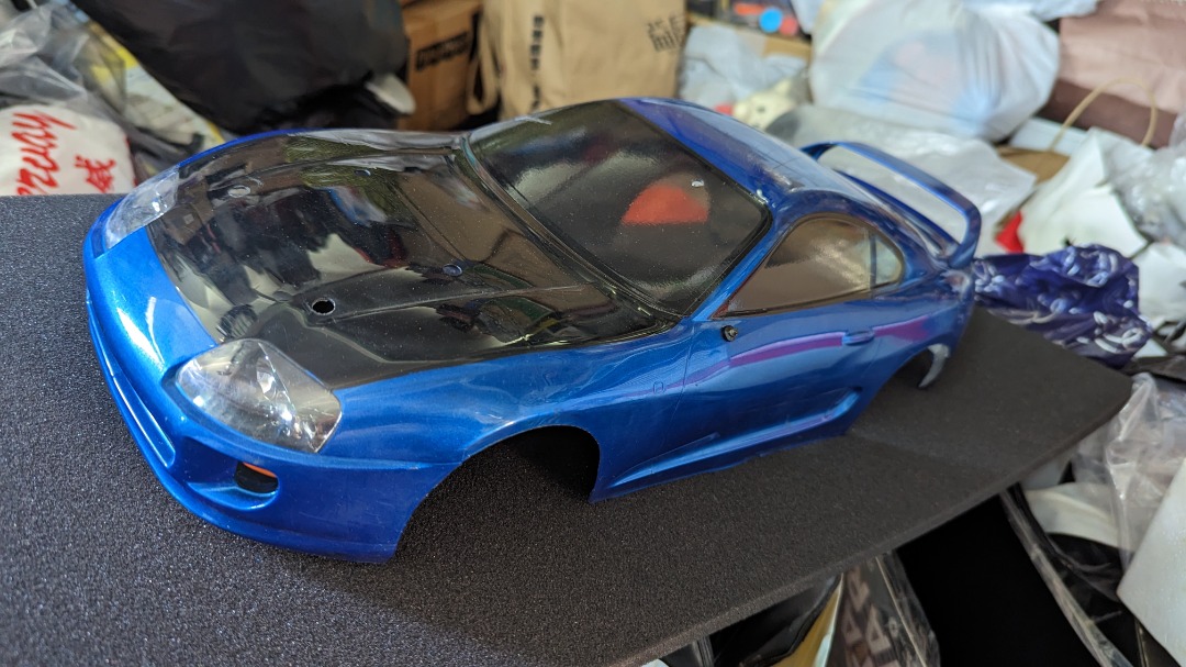 Toyota SUPRA 1/10 RC Car Racing Factory Series Tamiya Kyosho HOT WORKS ...