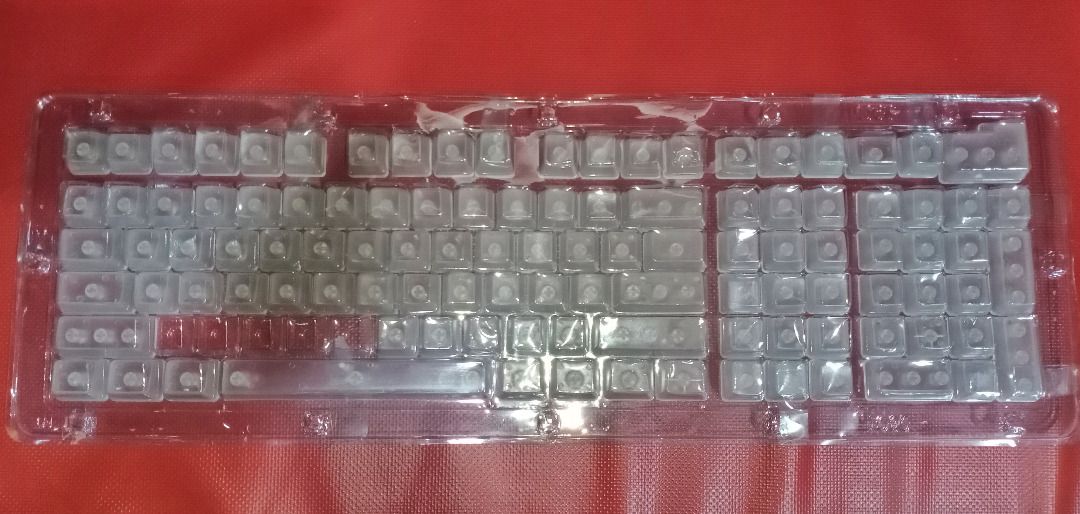 Transparent keycaps set, Computers & Tech, Parts & Accessories ...