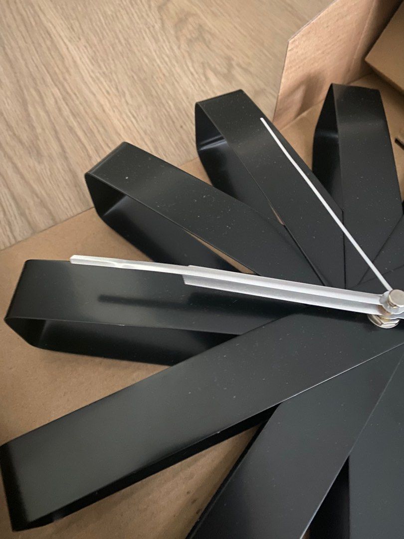 Umbra Ribbon Clock, Furniture & Home Living, Home Decor, Clocks on ...