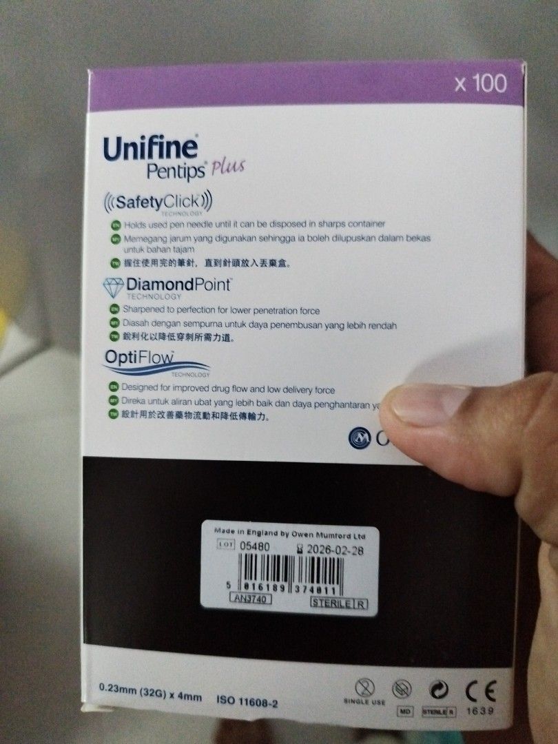 Unifine pentips plus, Health & Nutrition, Medical Supplies & Tools on ...