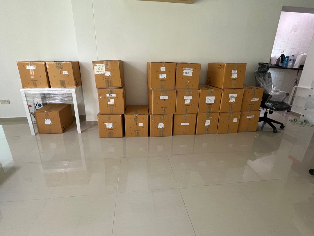 Used carton boxes for house moving, Furniture & Home Living, Home ...