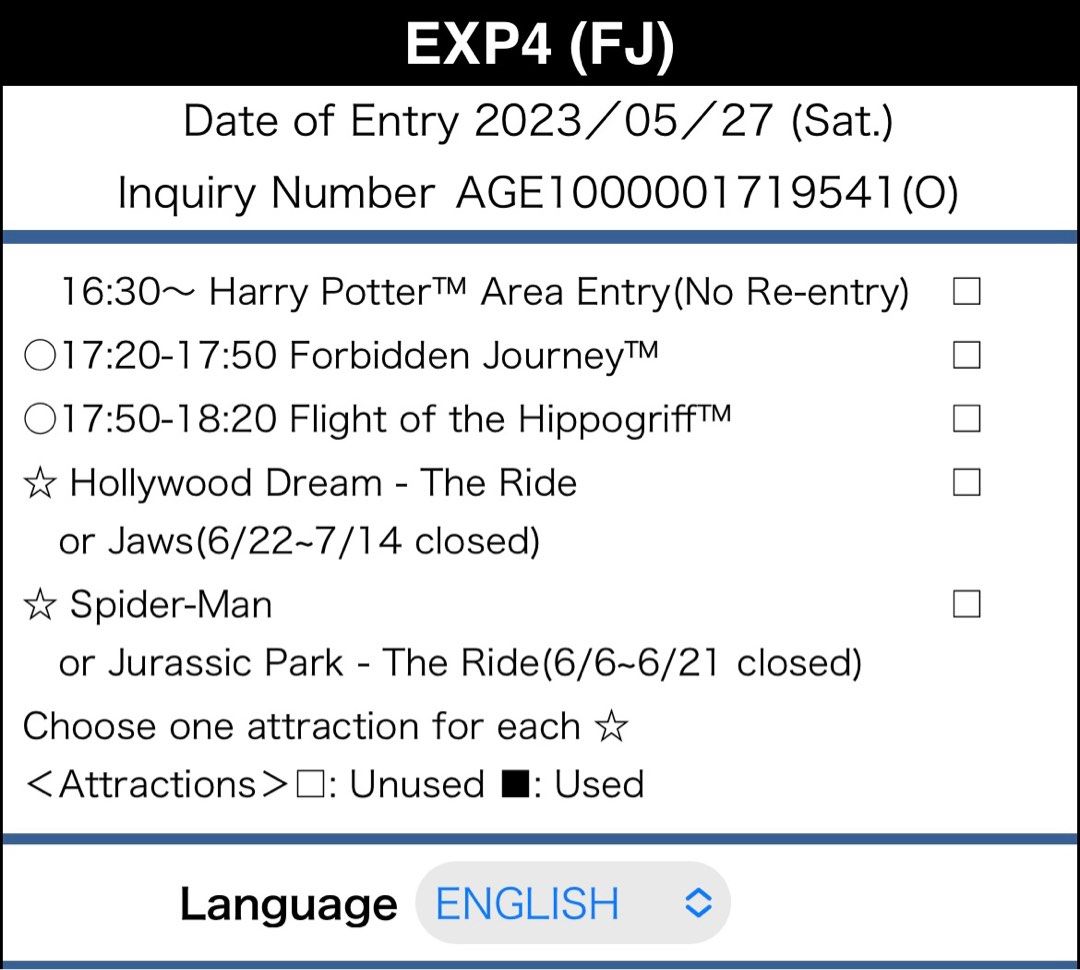 USJ Express 4 Variety 27 May 27/5, Tickets & Vouchers, Flights ...