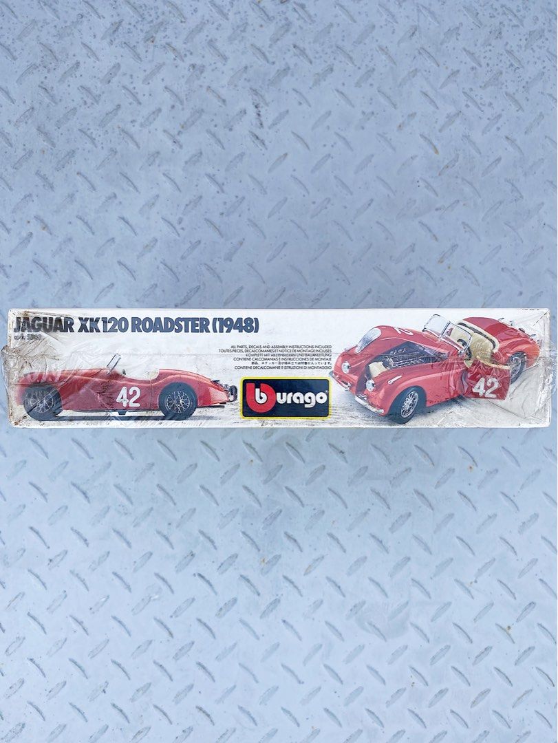 (Vintage) 1992 Bburago - Jaguar XK120 Roadster (1948) - Die-Cast Metal ...
