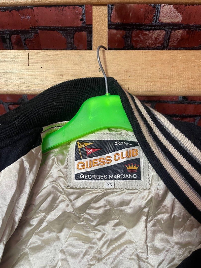 Vintage Guess Club Varsity Jacket, Men's Fashion, Coats, Jackets and ...