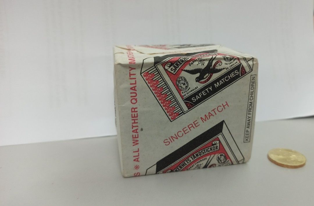 Vintage SAKERHETS TANDSTICKOR Collectible Matches Mancis in paper ...