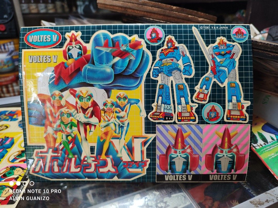vintage Voltes V stickers on Carousell