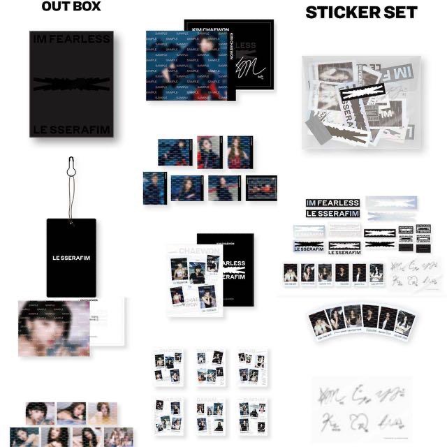 Was lesserafim lsfm first moment in yr hand postcard Sakura yunjin ...