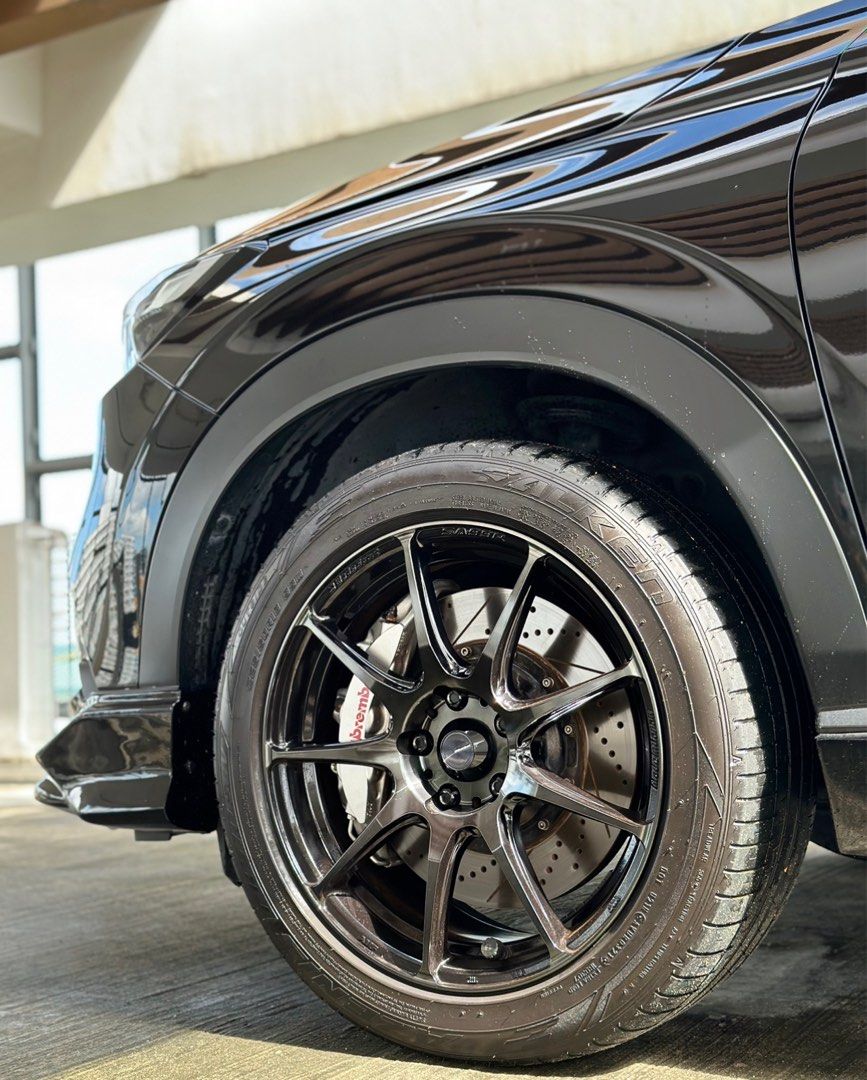 Wedssport SA-99R 18” rims PCD 5x114.3, Car Accessories, Tyres & Rims on Carousell