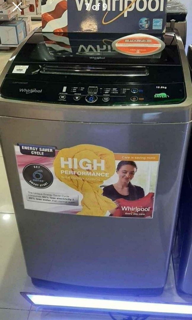 WHIRLPOOL TOP LOAD WASHING MACHINE, TV & Home Appliances, Washing ...