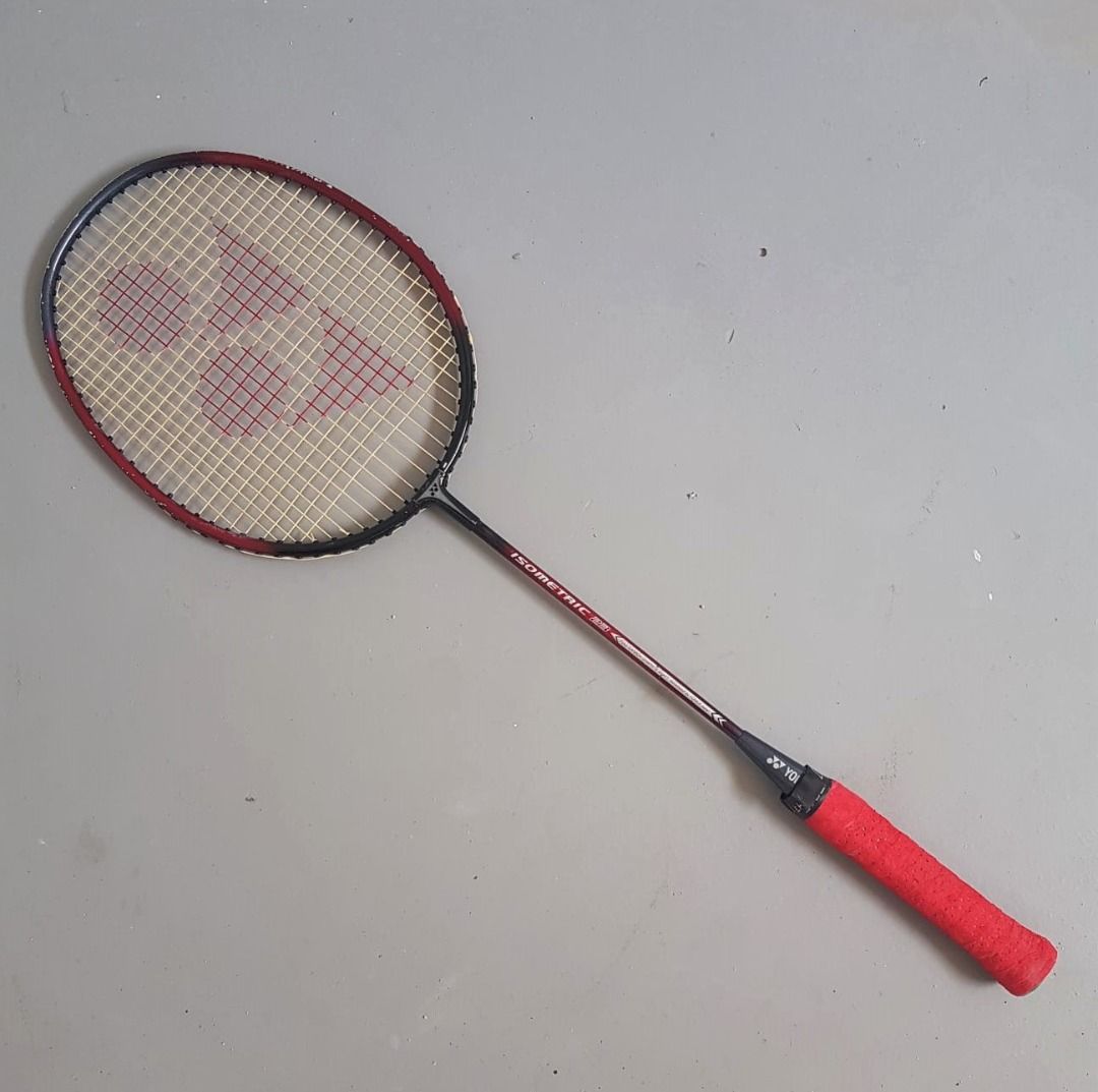 Yonex Badminton Racket, JAPAN, Yonex Isometric 23, Full Carbon Graphite Shaft, Sports Equipment ...