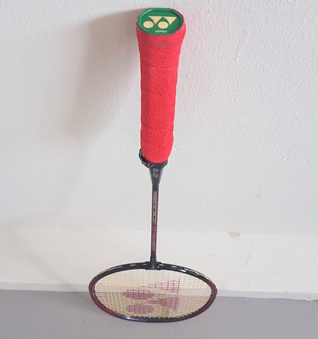 Yonex Badminton Racket, JAPAN, Yonex Isometric 23, Full Carbon Graphite Shaft, Sports Equipment ...