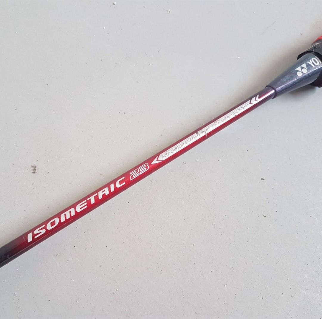 Yonex Badminton Racket, JAPAN, Yonex Isometric 23, Full Carbon Graphite ...