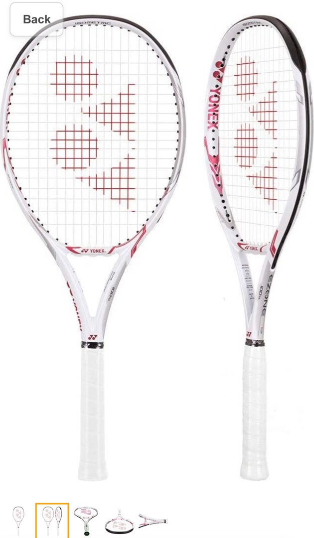 Yonex Ezone 100sl white pink / 270g /grip size:2, Sports Equipment ...