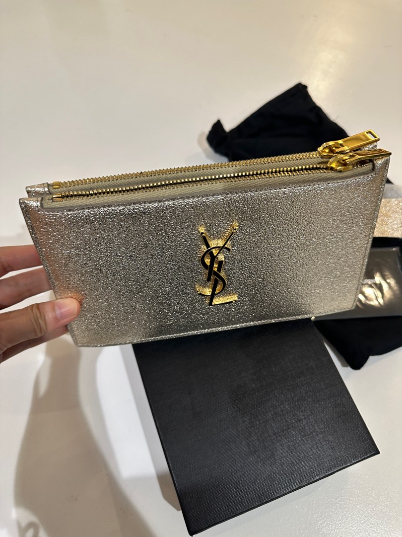 YSL clutch, Luxury, Bags & Wallets on Carousell