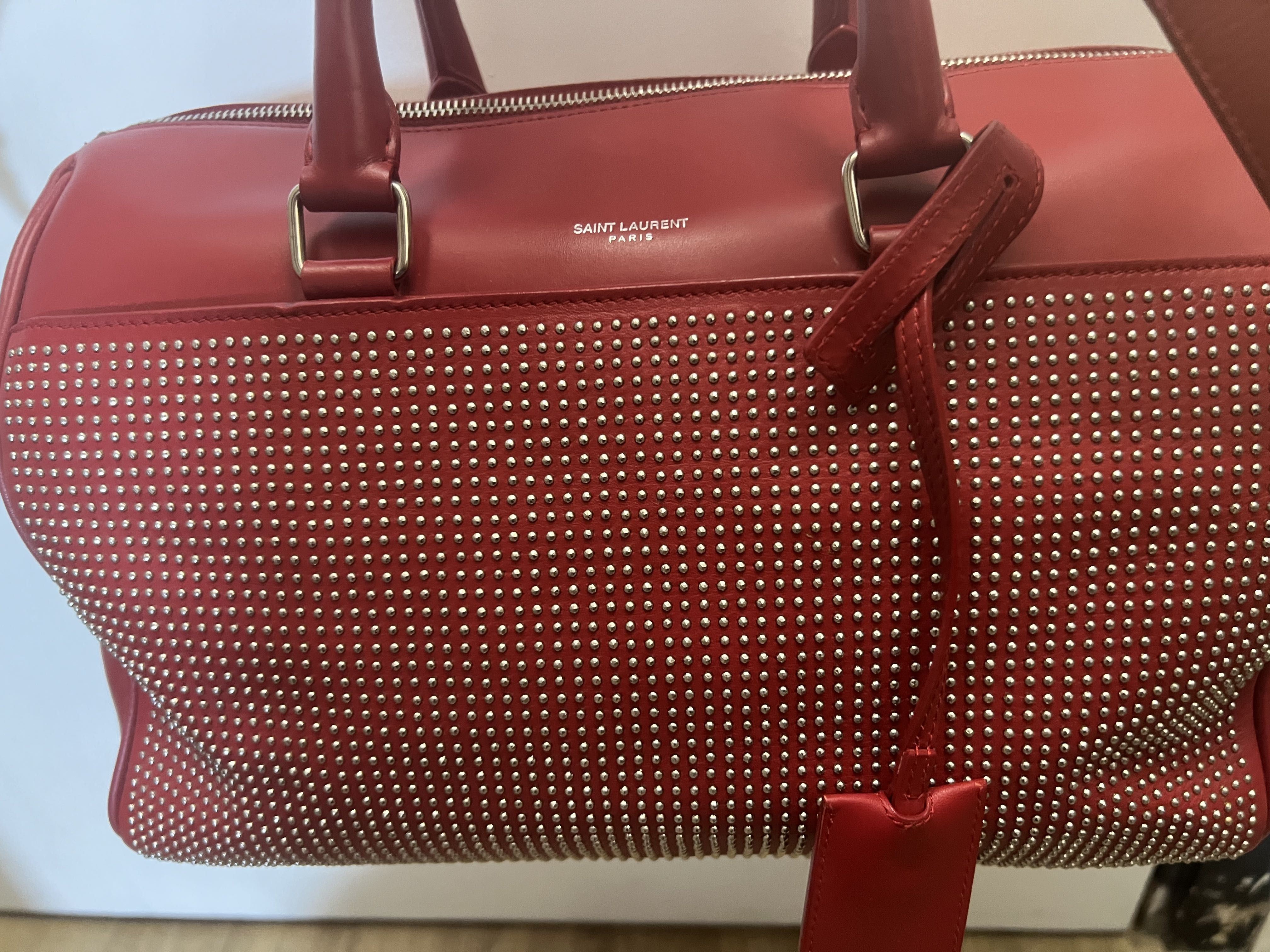 YSL duffle leather bag special edition, 名牌, 手袋及銀包 - Carousell