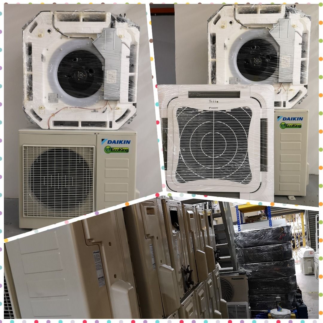 1.0HP to 5.0HP Second-hand Used Aircon For Sales / Wall Mounted / Cassette Expose / Penghawa ...