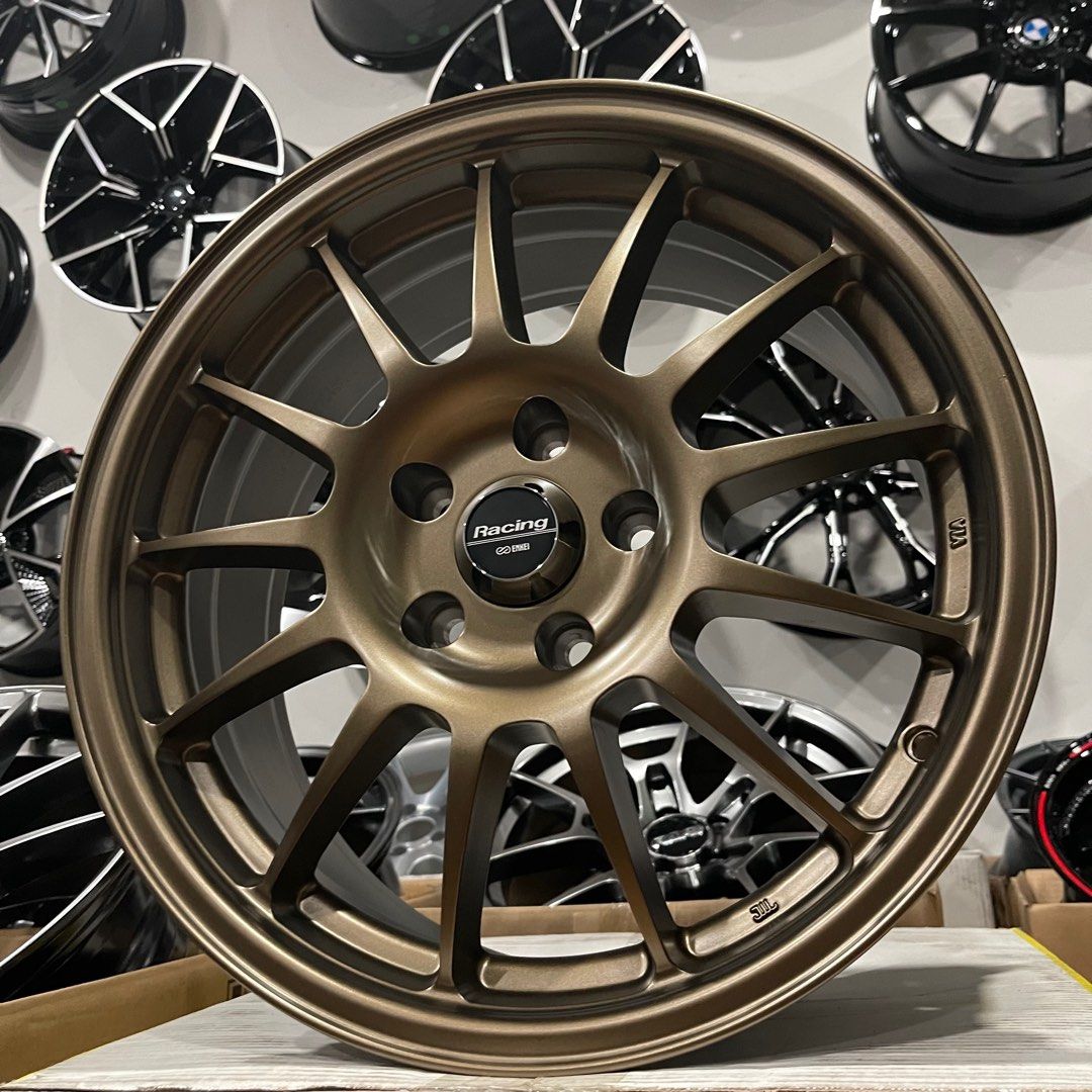 17” Enkei Sport RC-T5 Design Sport Rim, Car Accessories, Tyres & Rims on Carousell