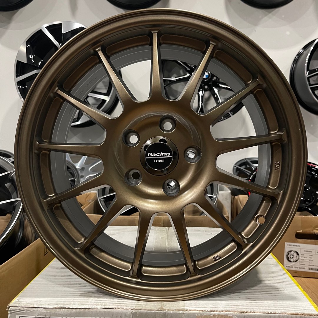 17” Enkei Sport Rc T5 Design Sport Rim 5x112 5x114 3 Car Accessories