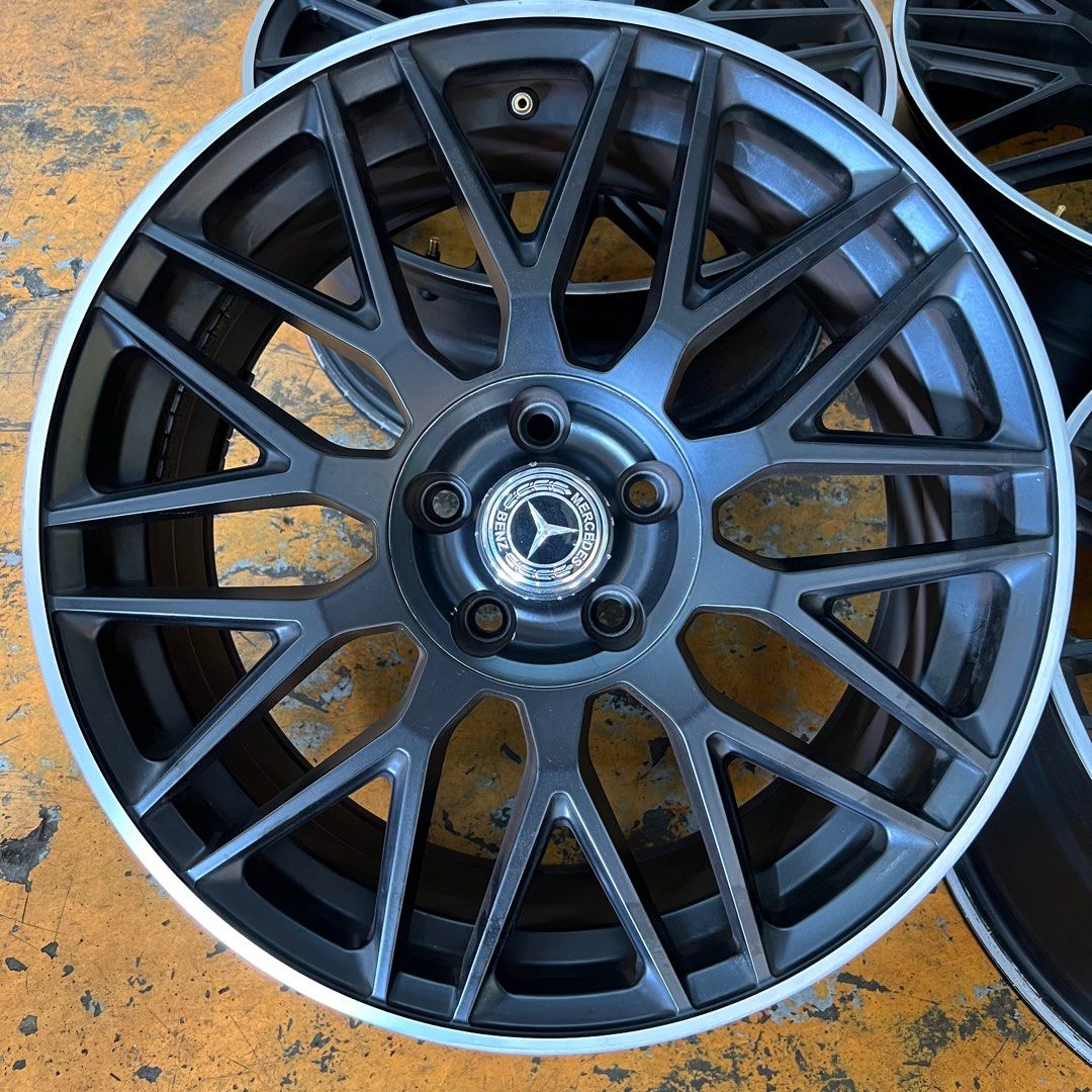 18” Mercedes Design Sport Rim, Car Accessories, Tyres & Rims on Carousell