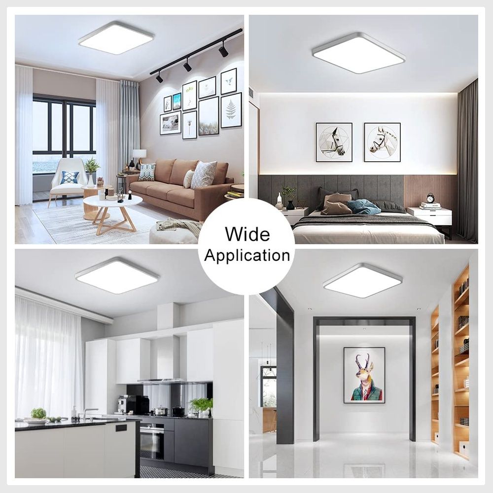 Square Ceiling Mounted Light Fixtures | Shelly Lighting