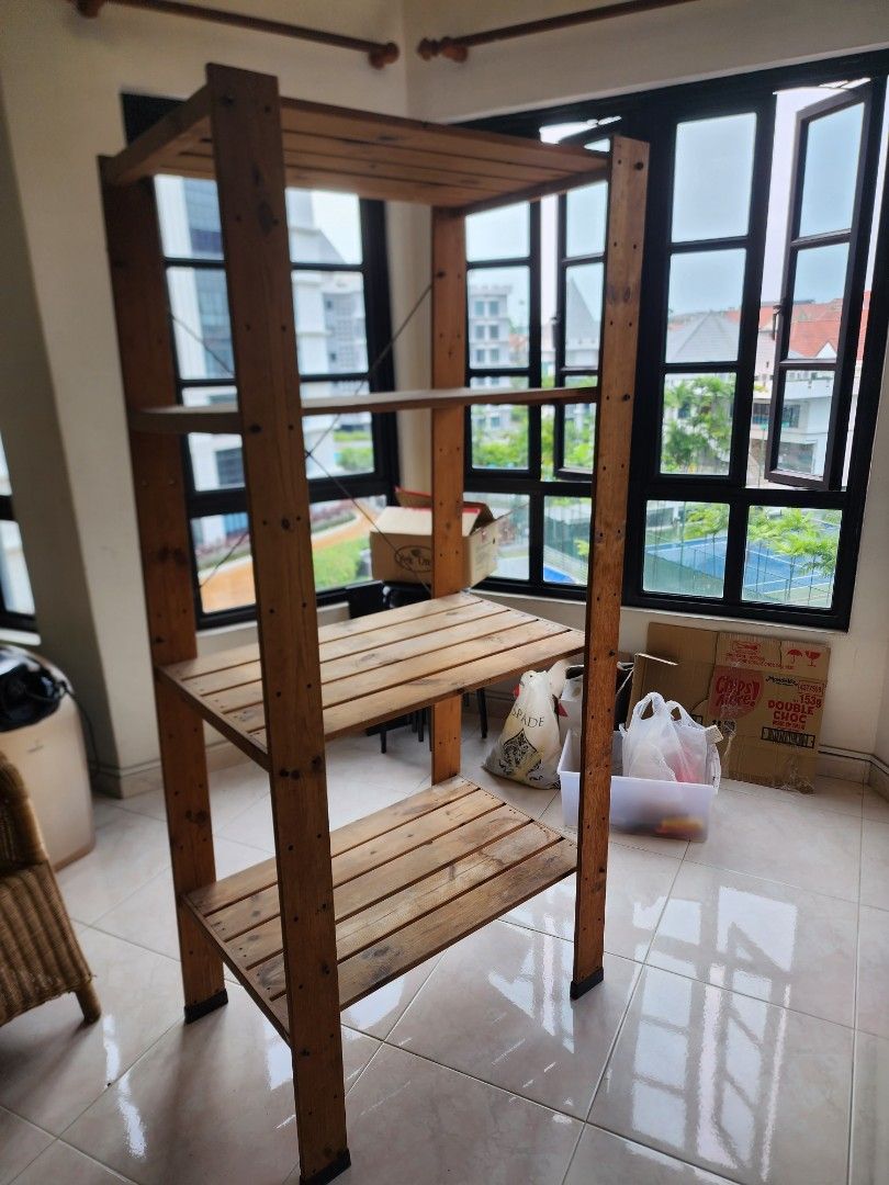 4 tier shelf rack, Furniture & Home Living, Furniture, Shelves ...