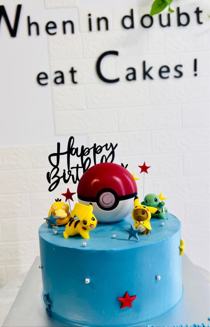 6 inch pokemon pikachu birthday cake, Food & Drinks, Homemade Bakes on ...